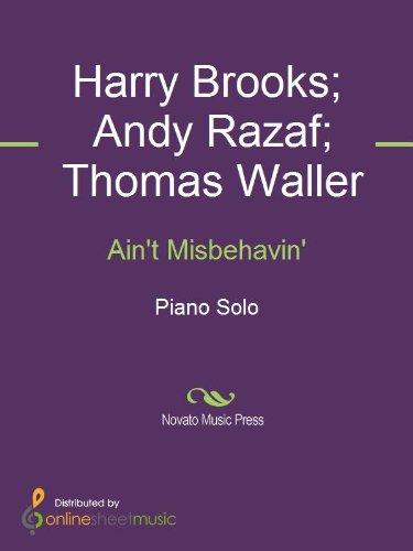 Ain't Misbehavin' - Kindle edition by Andy Razaf, Harry Brooks, Judy ...