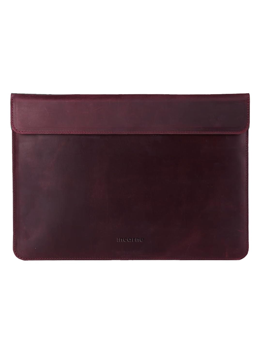 Amazon.com: INCARNE Leather Laptop Case 13 inch Compatible with MacBook ...