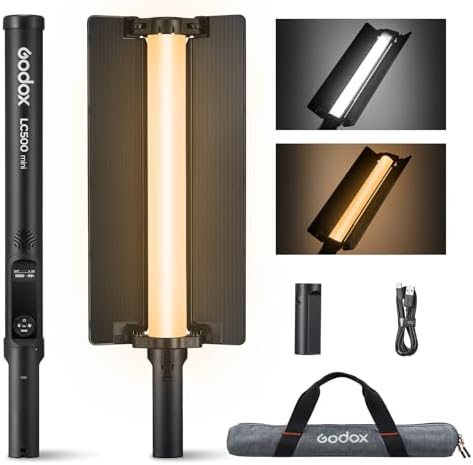 Amazon.com : Godox LC500 LC500R Mini Bi-Color LED Light Stick – Compact, Portable, and Creative ...