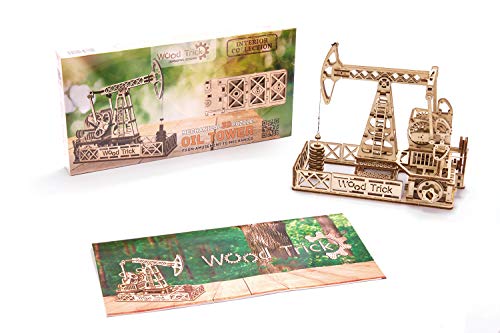 Wood Trick Oil Derrick Rig Toy - Oil Pump Jack Mechanical Model to ...