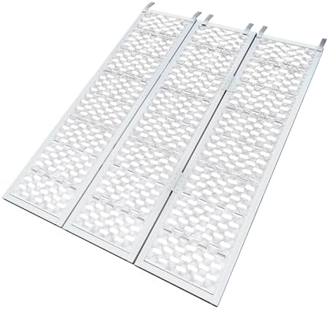 Amazon.com: 77" L x 54" W Loading Ramps,Heavy Duty Aluminum Tri-Fold ...