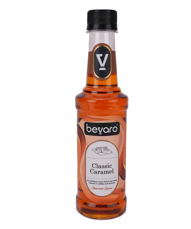 Bevaro Classic Caramel syrup | Coffee And Dessert Syrup| Suitable For ...