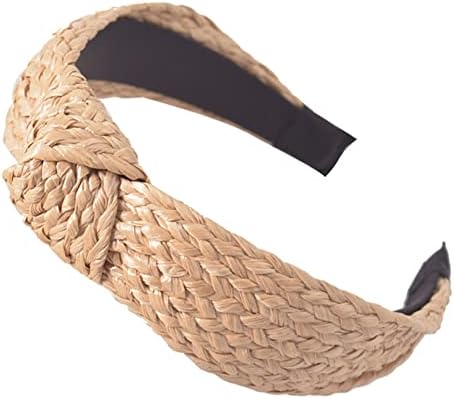 Amazon.com : yaozeio Wide Headbands Knotted Headband for Women, Rattan ...