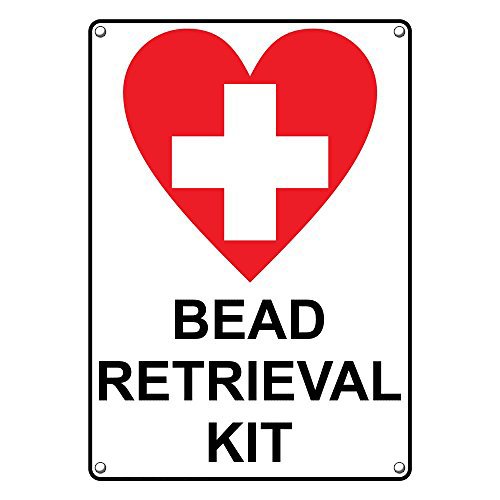 Amazon.com: Weatherproof Plastic Vertical Bead Retrieval Kit Sign with ...