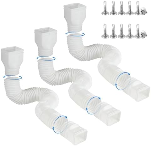 Amazon.com : Blueberiy Long Rain Gutter Diverter 2 Pack +1 Extension ...