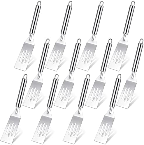 Amazon.com: Patelai 5 Pieces Small Stainless Steel Metal Spatula 9.8 ...