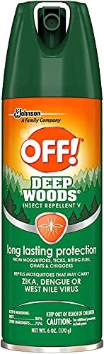 Amazon.com: OFF! Deep Woods Insect Repellent, 6 oz Aerosol Spray ...