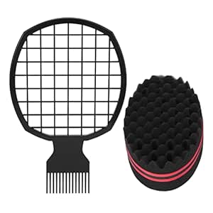 Amazon.com : 2Pcs Sponge for Hair, Professional Afro Twist Set ...