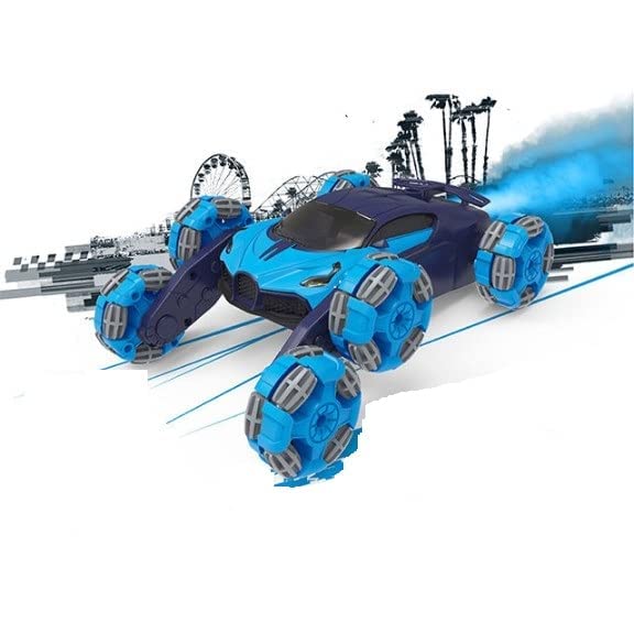 Remote Control 6 Wheel Bugatti Stunt Spray Car Laser Lights Drift Stunt ...