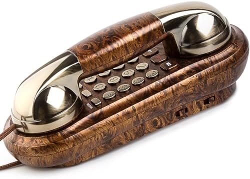 Amazon.com : Sangyn Retro Wall Phone Landline Phone with One-Touch ...