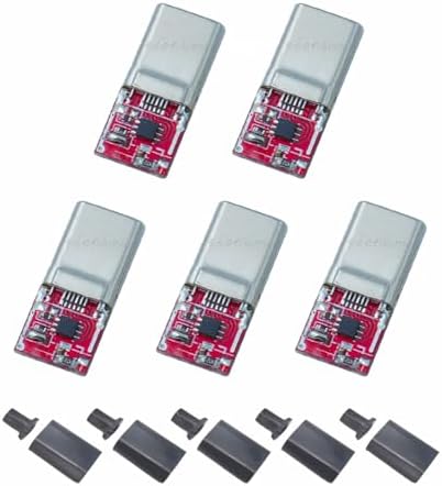 Amazon.com: 5PCS USB-C PD QC 5V 9V 12V 15V 20V DC Fixed Voltage Power ...