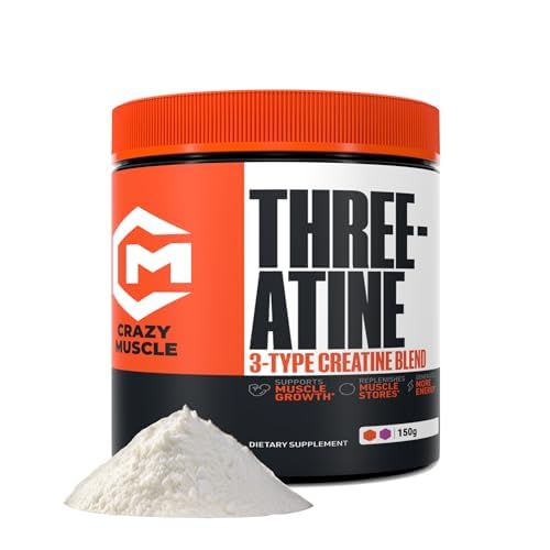 Amazon.com: Crazy Muscle Creatine Monohydrate Powder, 5000mg Premium 3X ...
