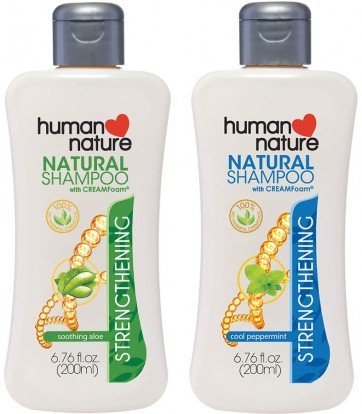 Amazon.com : Human Nature 500ml Strengthening Shampoo COOL PEPPERMINT ...