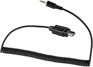 Amazon.com : 2.5mm to N3 Camera Shutter Release Cable Remote Control Cord Speedlight Flash ...