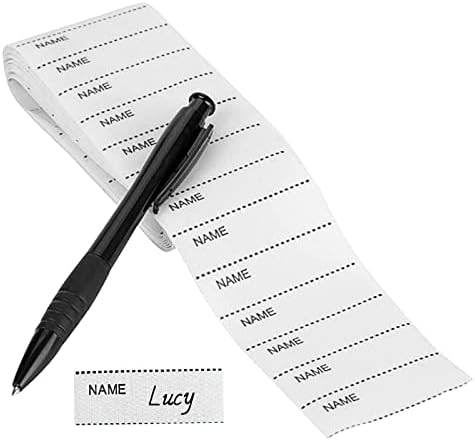 Name Labels for Clothes, 200 Pcs Iron on Name Label Tags Personalized ...