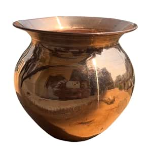 Salvus APP SOLUTIONS Copper Lota - Traditional Water Pot for Pooja and ...