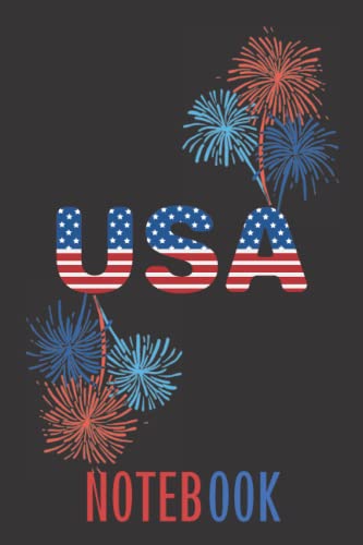 『USA Flag Notebook: United States Flag Notebook Journal For men women ...