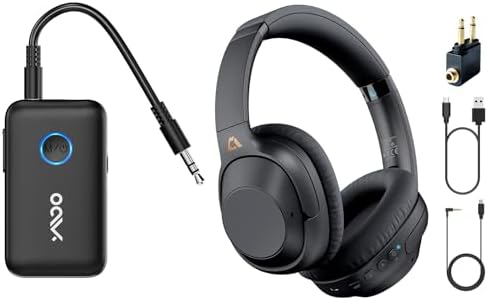 Amazon.com: YMOO B06T1 Bluetooth Transmitter Receiver for Headphone ...