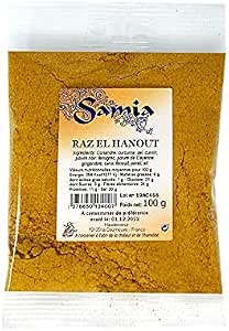 RAZ EL HANOUT 100G, SAMIA, LOT DE 5 : Amazon.fr: Epicerie