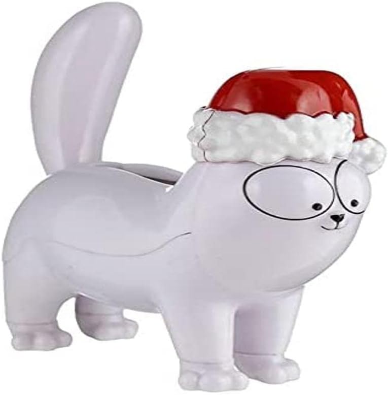 Amazon.com: Puckator Simon's Cat Christmas Novelty Solar Pal, Solar ...