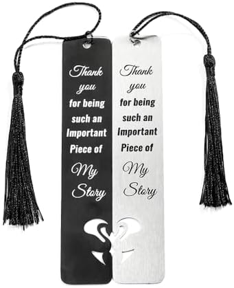 Amazon.com: 2Pcs Stainless Steel Bookmarks Set for Book Lover Gifts ...