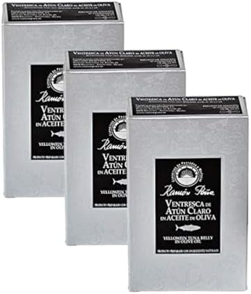 Amazon.com: Ramon Pena Canned Yellowfin Tuna Ventresca in Olive Oil ...