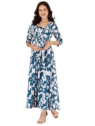 Buy Shansh Mustard Floral Printed Cotton Kurta for Women | Long ...