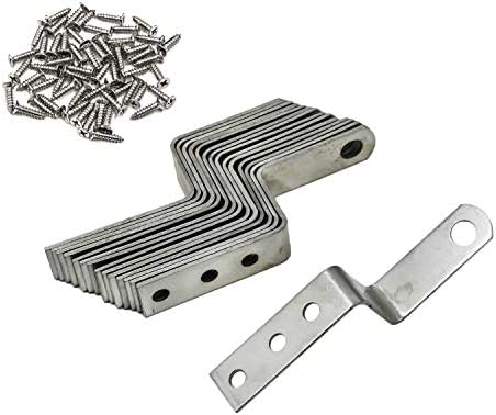 Amazon.com: Hordion 20 pcs Silver 1 Inch Metal Z Shape Picture Frame ...