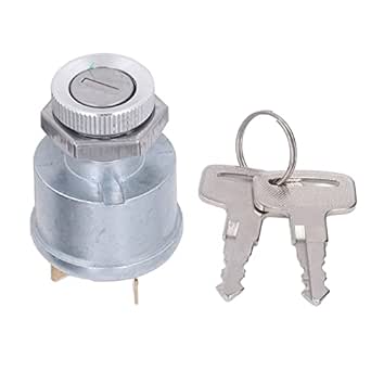 Golf Cart Ignition Switch, Direct Fit Ignition Switch with Key 4Pin ...