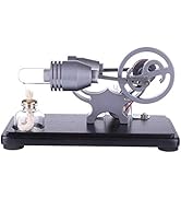 Amazon.com: Steam Engine Model with Boiler DIY Kit, SE-01 Full Metal ...