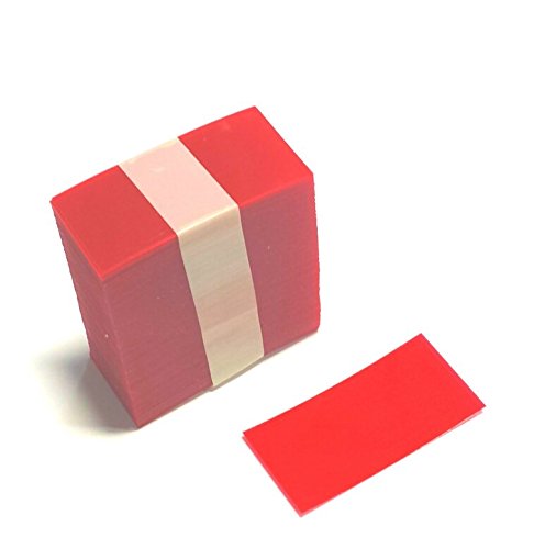 Grocery Store Red Transparent Plastic Shelf Strips Chips 2.5" 1,500pcs ...