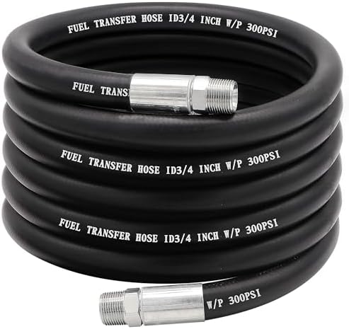 Amazon.com: TuoLauthon 10FT 3/4" Fuel Transfer Hose Pump Hose Farm Fuel ...
