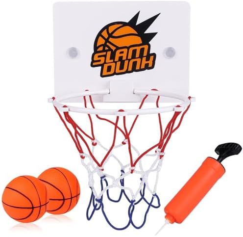 Mini Basket Ball Net for Kids Home, Basketball Hoop Sucker with 2 ...