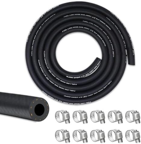 Amazon.com: VWTNI 3/16 Fuel Line, Fuel Line Hose 10 Feet, NBR Rubber ...