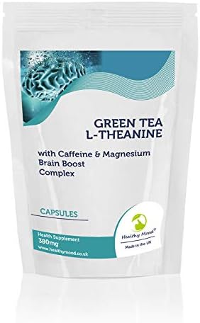 L-Theanine Green Tea Brain Boost Complex with Caffeine Magnesium ...