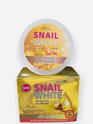 Snail White GOLD Day Cream SPF 60 | Glutathione & Collagen Infused ...