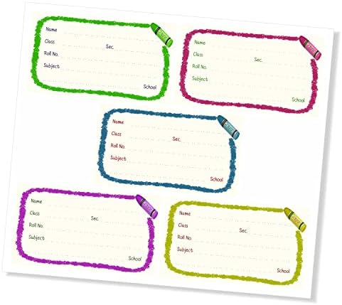 SYNC Avengers Name Slips for School Notebook 35 Pieces Superhero Labels ...
