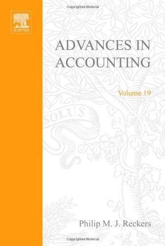 Advances in Accounting (ISSN Book 19) - Kindle edition by Reckers ...