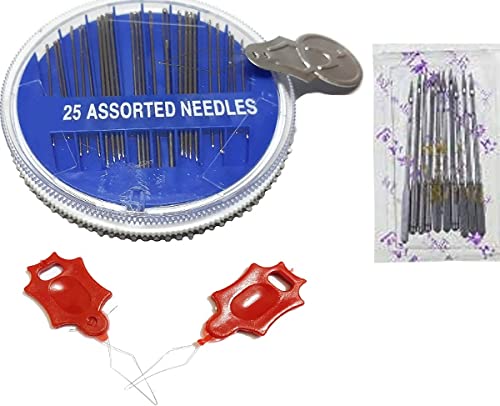 Hesch 9 Brand Hemming Needle Set and Home Sewing Machine Needles Size ...
