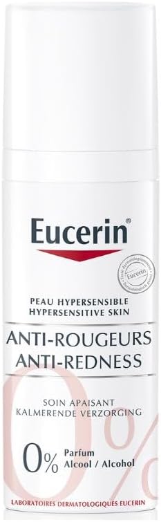 Eucerin Anti-Redness Soothing Cream for Hypersensitive Skin, Instant ...