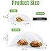 Amazon.com: Lauon Food Covers, 1 Extra Large (40"X26") & 4 (17"X17"), 5 Pack White Mesh Plate ...