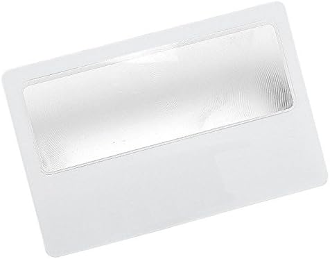 Handy Pocket Credit Card Size Magnifying Card Slim Reading Lens (1 Card ...