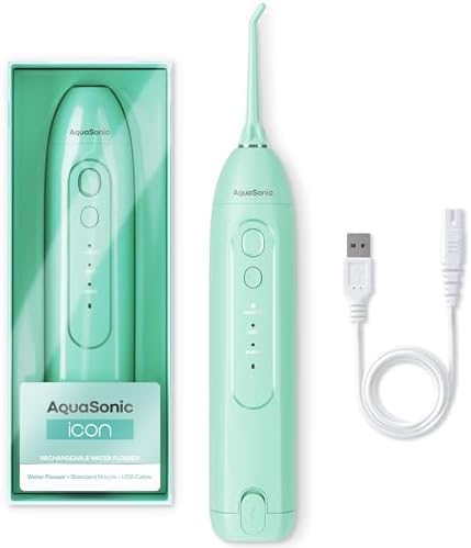 Amazon.com: AquaSonic Icon Water Flosser for Teeth – Cordless ...
