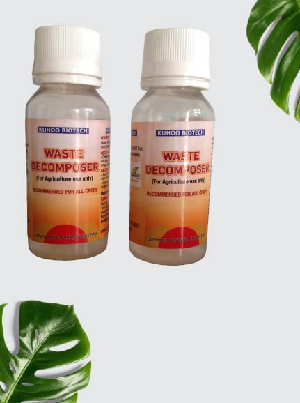 Waste Decomposer (Liquid- 1X10^11 CFU)-India's/Karnataka's No.1 (Pack ...
