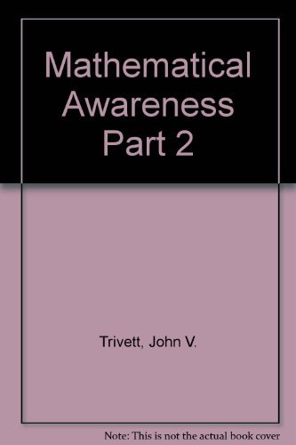 Mathematical Awareness Part II: Trivett, John V.: Amazon.com: Books