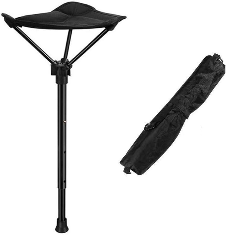 Amazon.com: MIANZHI One Leg Adjustable Stool,Camping Folding Stool,one ...