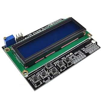 Amazon.com: 1602 LCD Keypad Shield LCD 1602 Module Display for Arduino ...