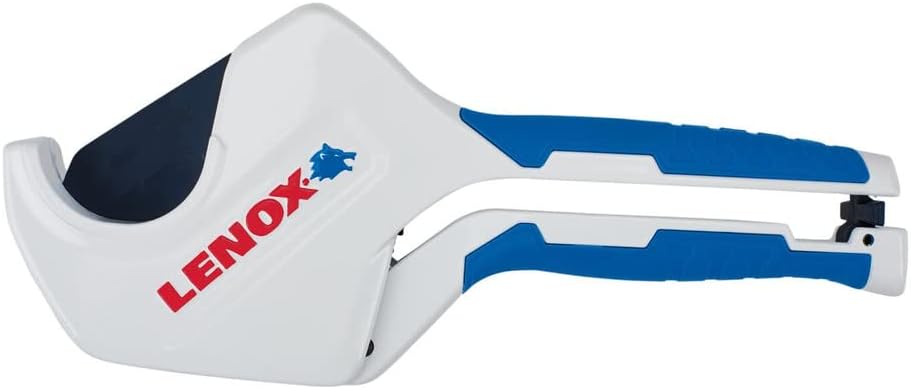 LENOX PVC Pipe Cutter, Ratcheting PCV Cutter, 1 ⅝”, Stainless Steel ...