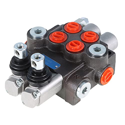 raseparter 2 Spool Hydraulic Directional Double Acting Control 11GPM ...