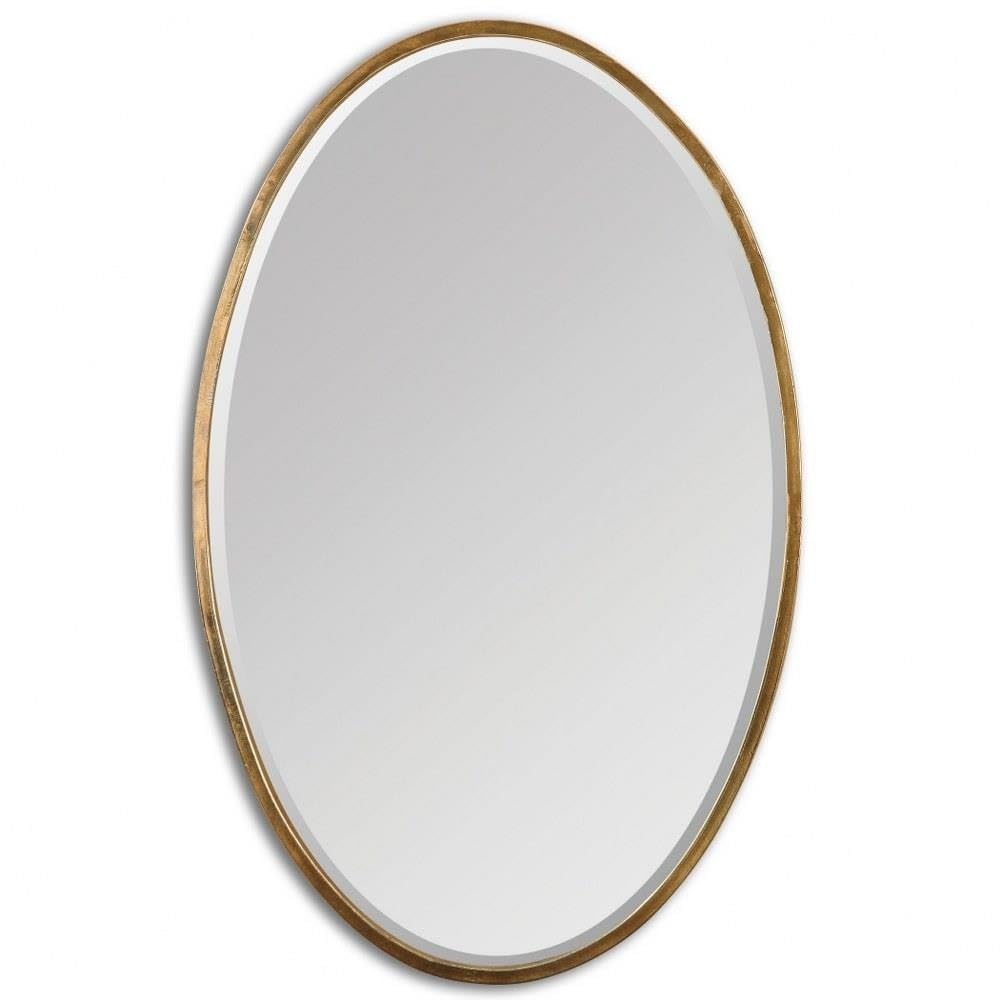 Amazon.com: Herleva - 27.88 inch Oval Mirror : Home & Kitchen